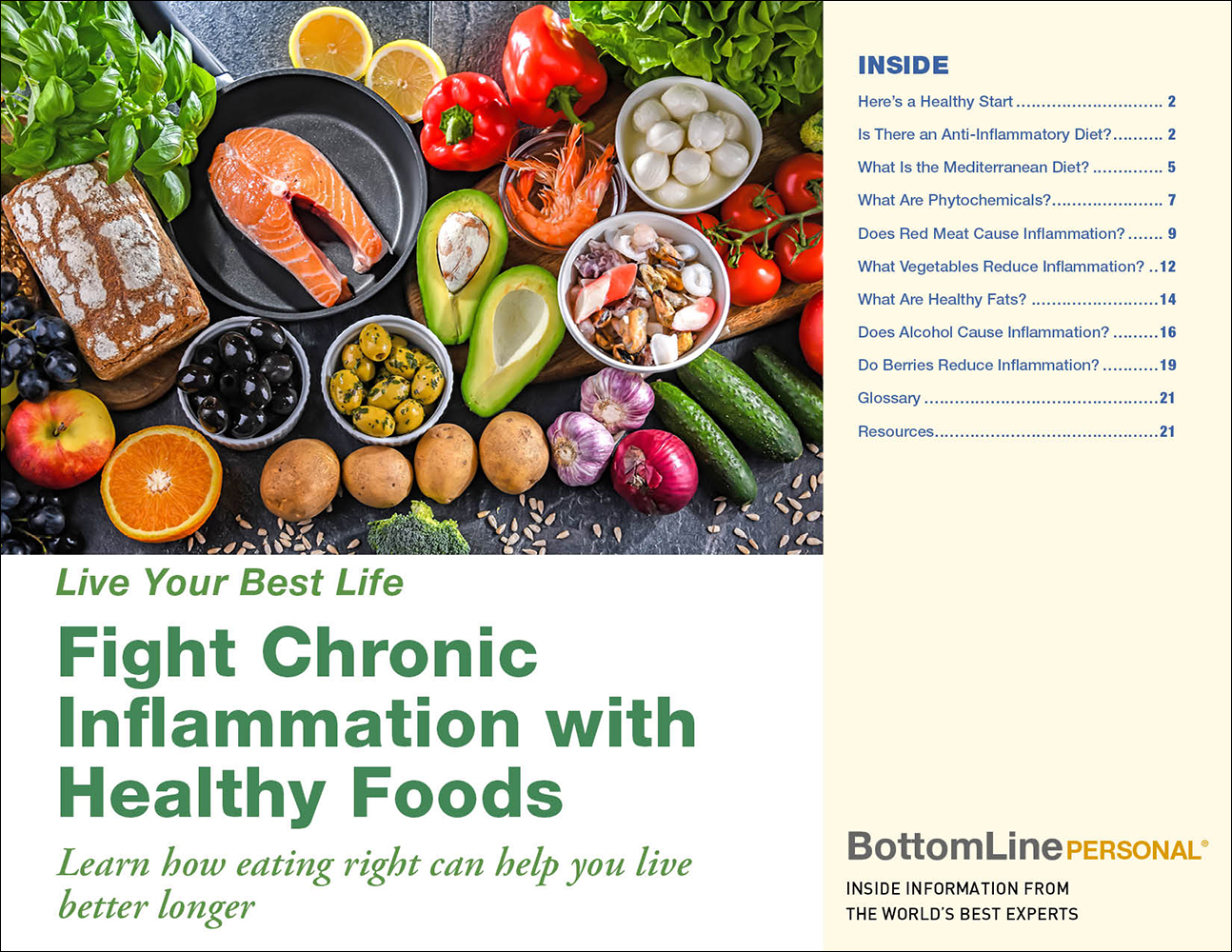 Fight Chronic Inflammation with Healthy Food - Bottom Line, Inc.
